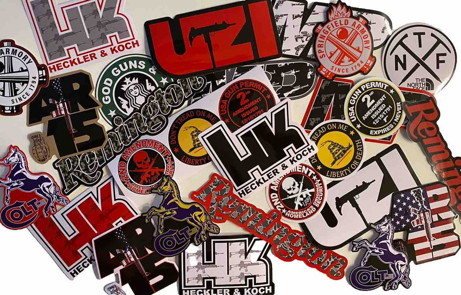 Gun Stickers, Rifle Decals & Firearm Brand Stickers | Durable Decals ...