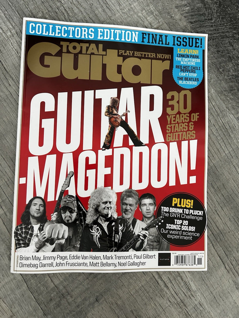 FINAL ISSUE Total Guitar Magazine November 2024 GUITAR MAGEDDON Guns n ...